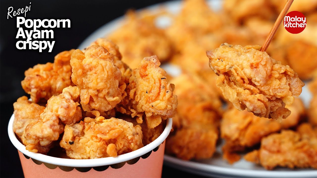 Popcorn ayam crispy resepi sedap dan simple. | crispy chicken popcorn ...
