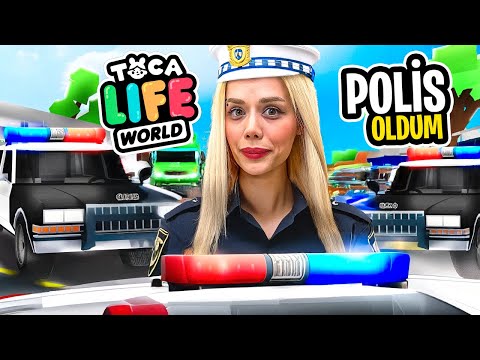 24 SAAT BOYUNCA POLİS OLDUM !? | Toca Life World @GamzeKarta @OykuKarta