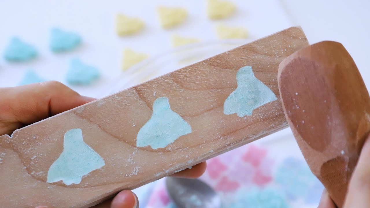 How to make Birds shaped Wasanbon Candies Japanese Traditional Candy ...