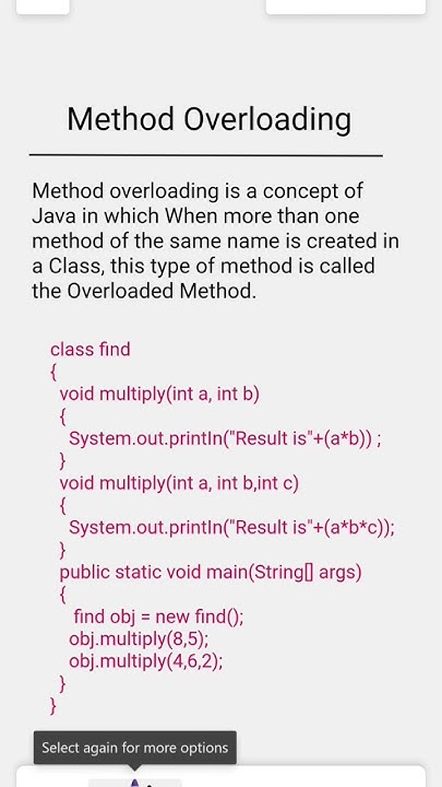 Method Overloading In Java Methodoverloading Method Java Javainterviewquestionsandanswers