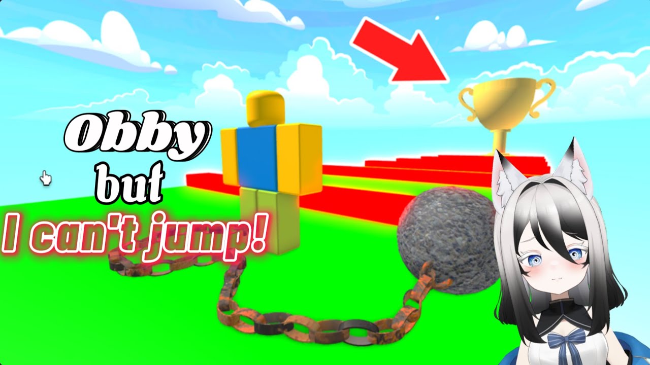 Obby But I Can't Jump - YouTube
