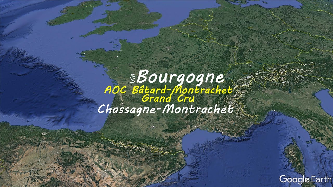 Bâtard-Montrachet Grand Cru at Chassagne Montrachet commune | French ...