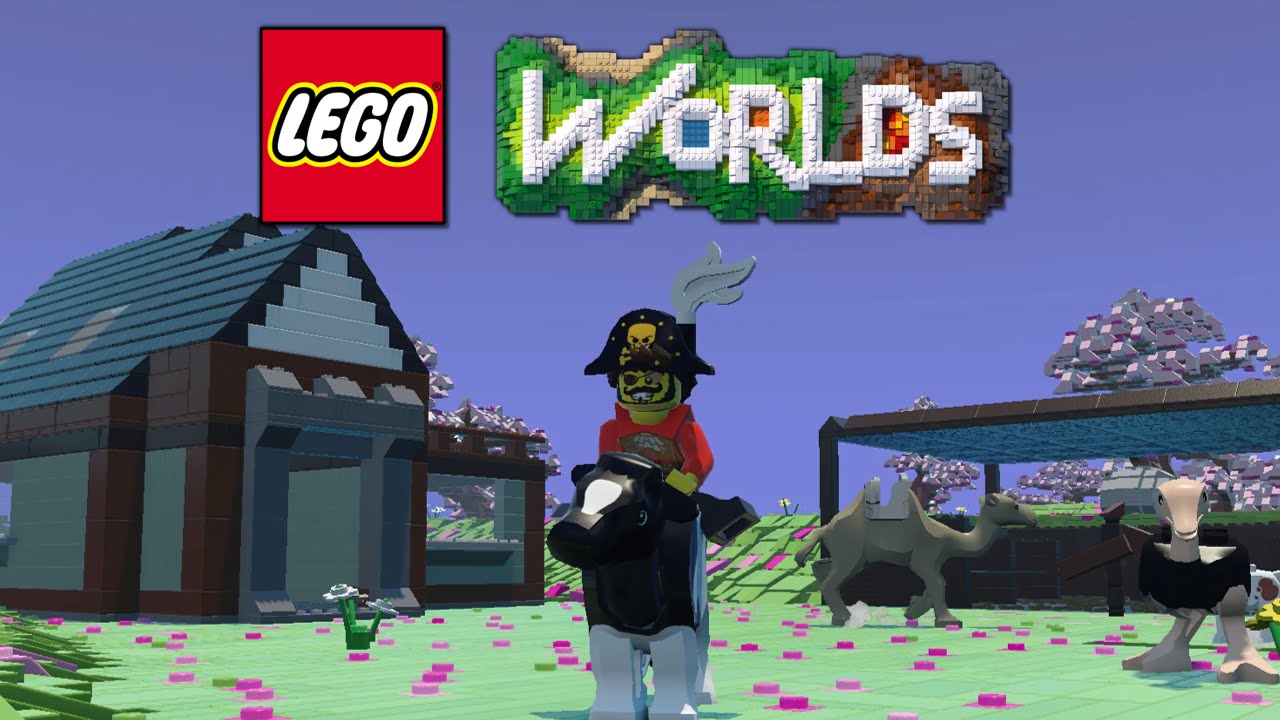 RPG Village | My House & Stable! (LEGO Worlds) - YouTube