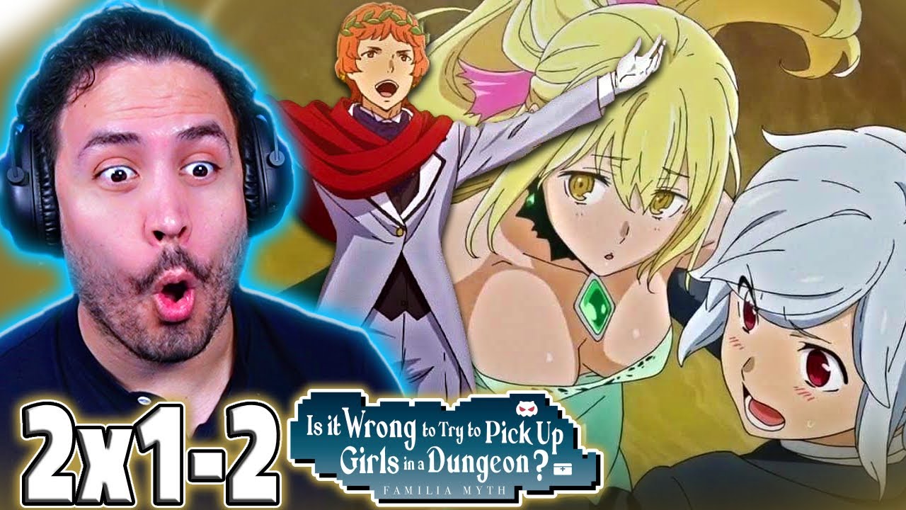 😰🔥¡PROBLEMAS CON APOLLO!💎DanMachi Temporada 2 Capitulo 1 y 2 REACCION ...
