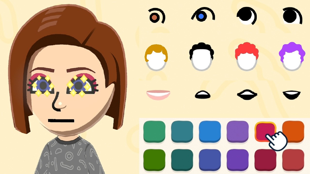 Tomodachi Life Living The Dream - Full Mii Maker - All Faces, Eyes ...
