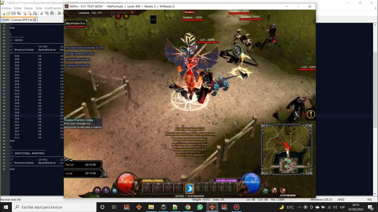 MSPro - New MonsterSetBase (Mapas Individuales) - YouTube