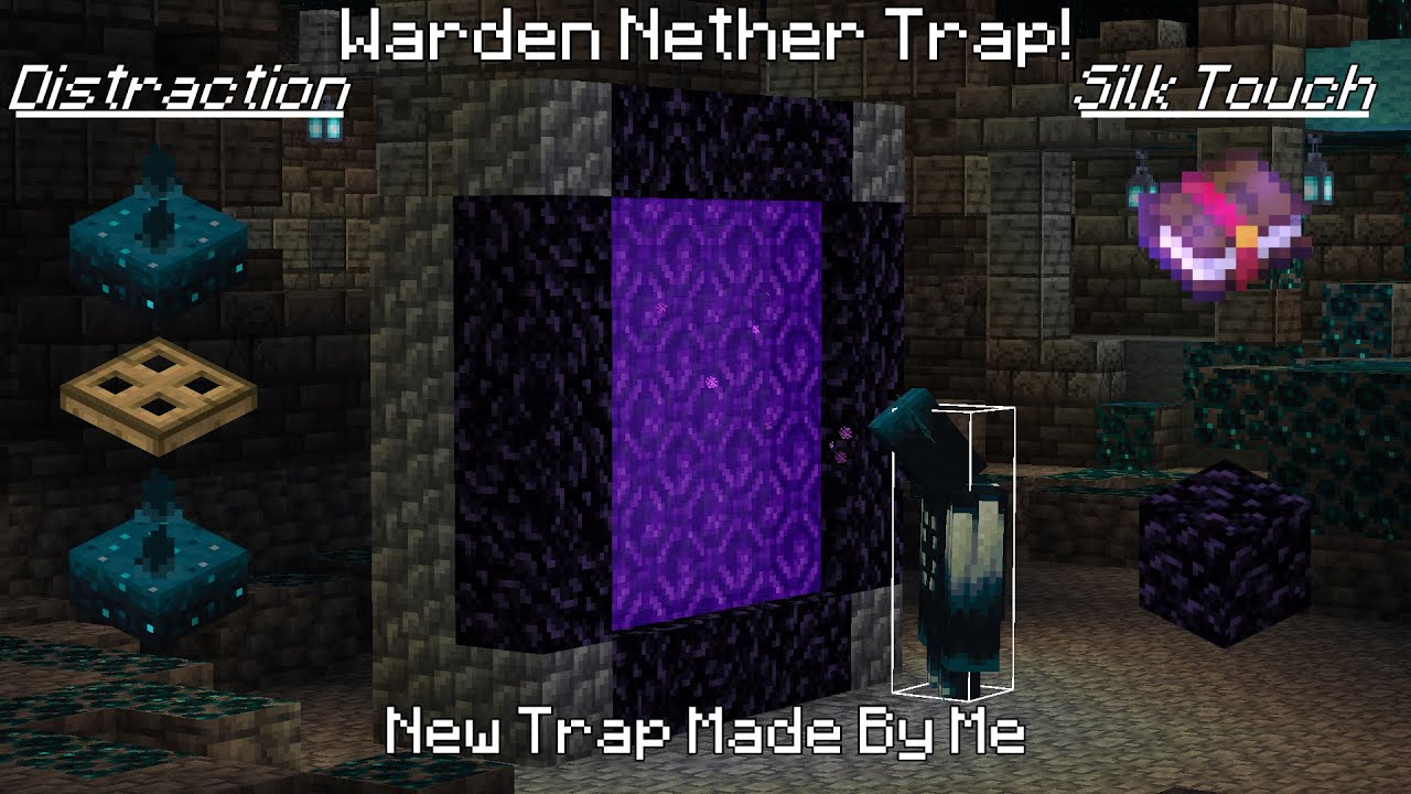 2 Minecraft Traps Against The Warden - YouTube