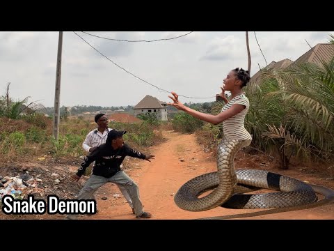 Snake Demon 😱 |Mr macaroni |Sirbalo comedy |Mark Angel Comedy |Yawa ...
