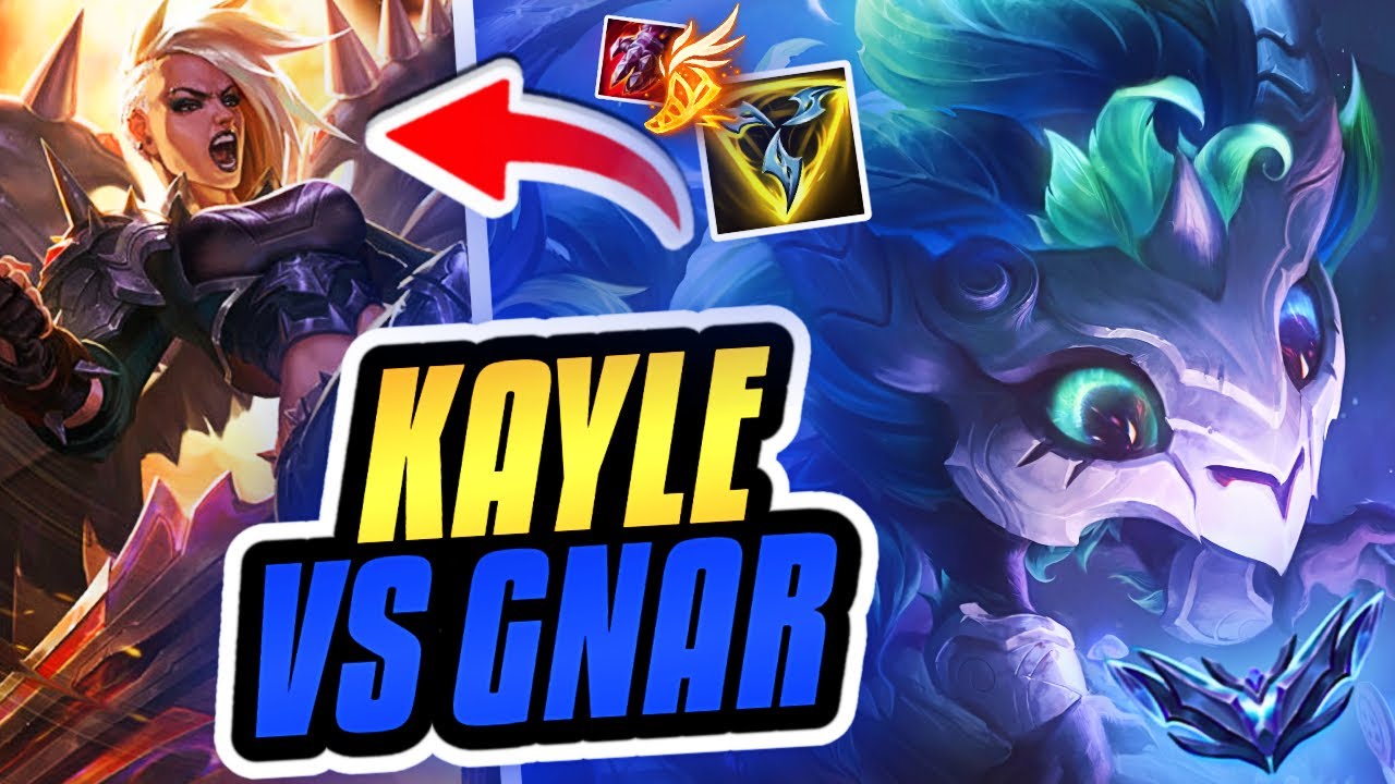 HOW TO GET A LEAD VS KAYLE TOP!!! (Full Gameplay) Season 13 Gnar Ranked ...