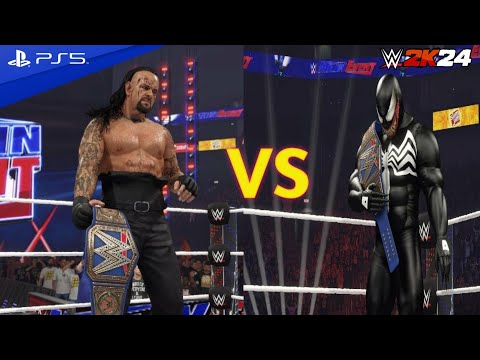 WWE 2K24 - The Undertaker Vs Venom | Full Match WWE Champion | WWE Oktober 19, 2024 LIVE|