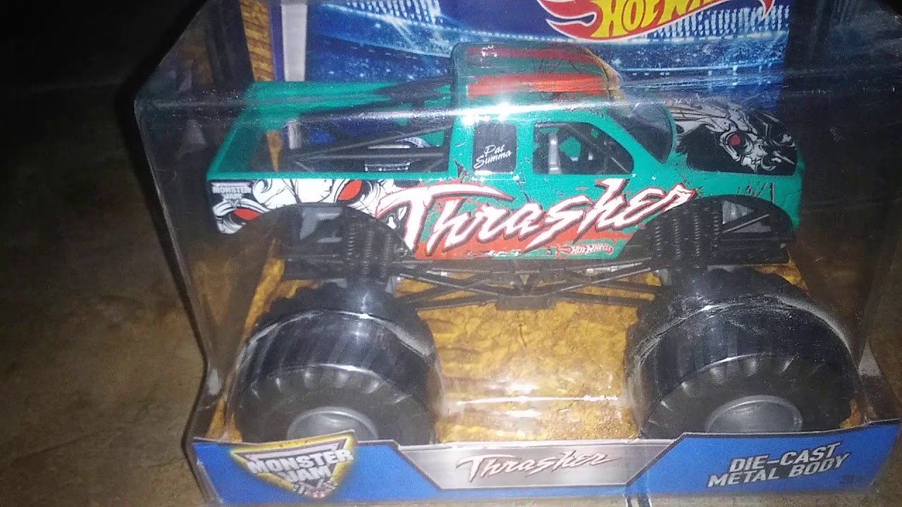 Monster jam 1:24 scale thrasher 2017 - YouTube