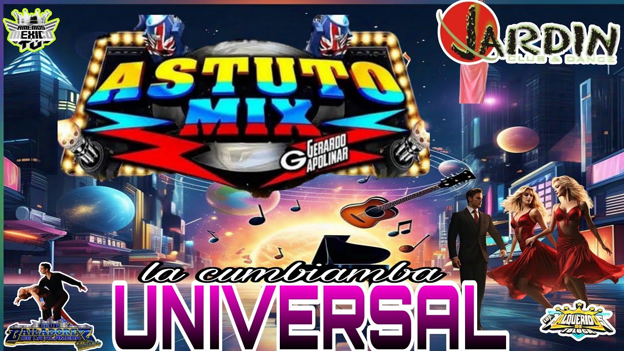 cumbiamba universal - sonido astuto mix 🦊 salón jardín club dance - YouTube