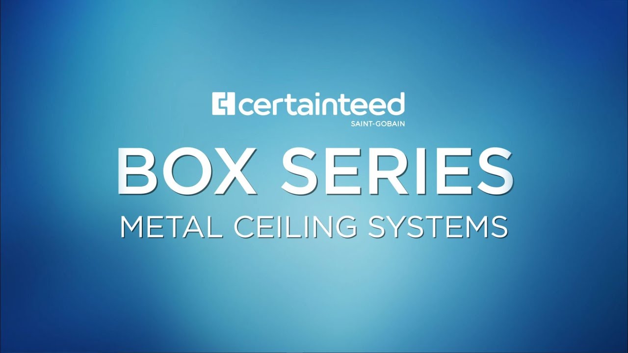 Box Series Metal Ceiling Systems | CertainTeed - YouTube