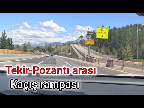 Kaçış rampası hayat kurtarır, #tekir #pozantı pozan #adana adana #kaçışrampası #tırcılaralemi #tırcı