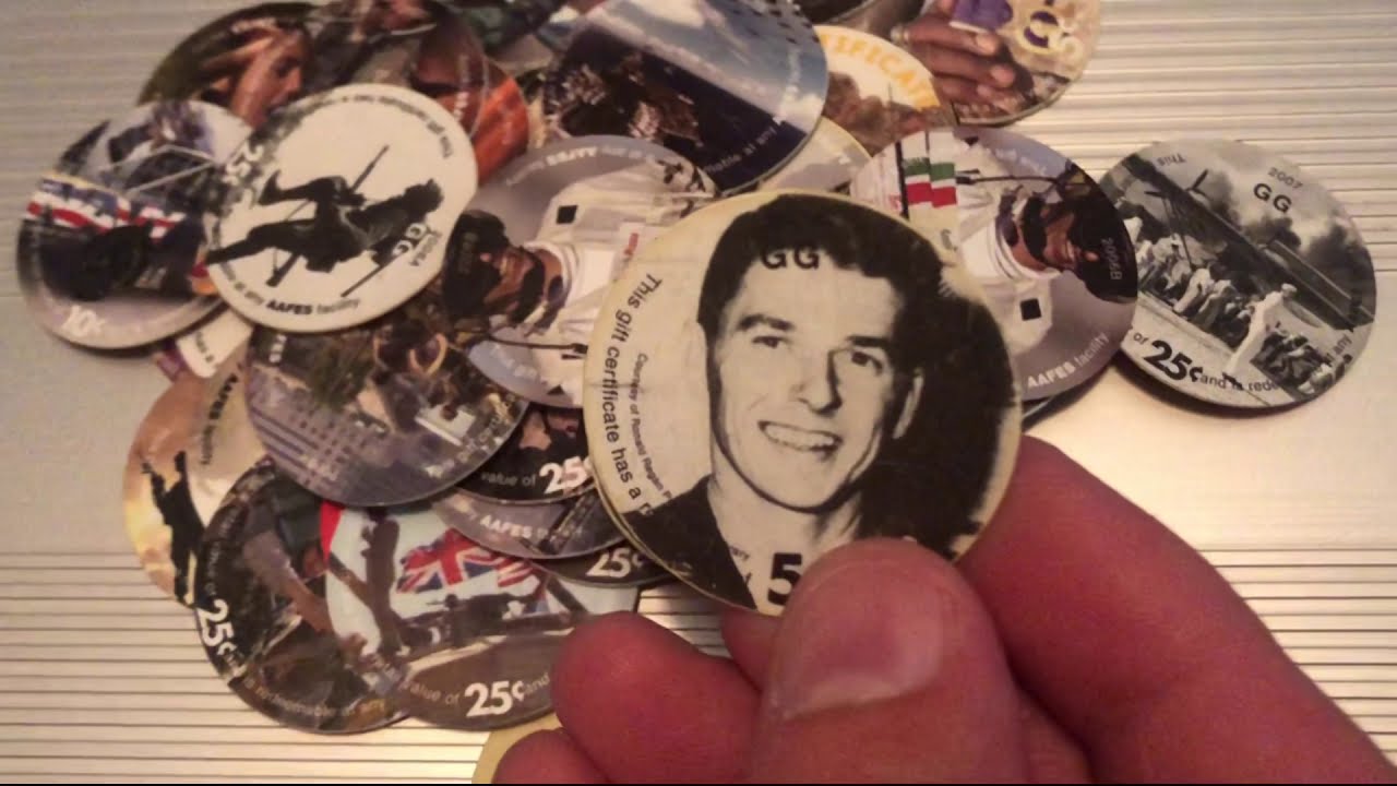 US Military Money You’ve Never Heard of - AAFES Pogs - YouTube