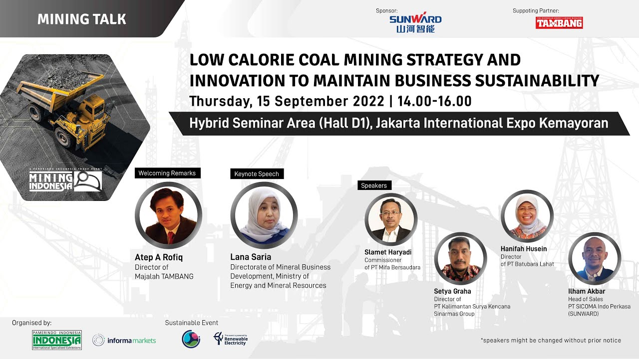 Mining Talk : Low Calorie Coal Mining Strategy and Innovation to ...
