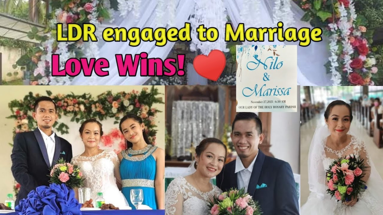LDR engaged to Marriage/catholic church wedding/let's celebrate - YouTube