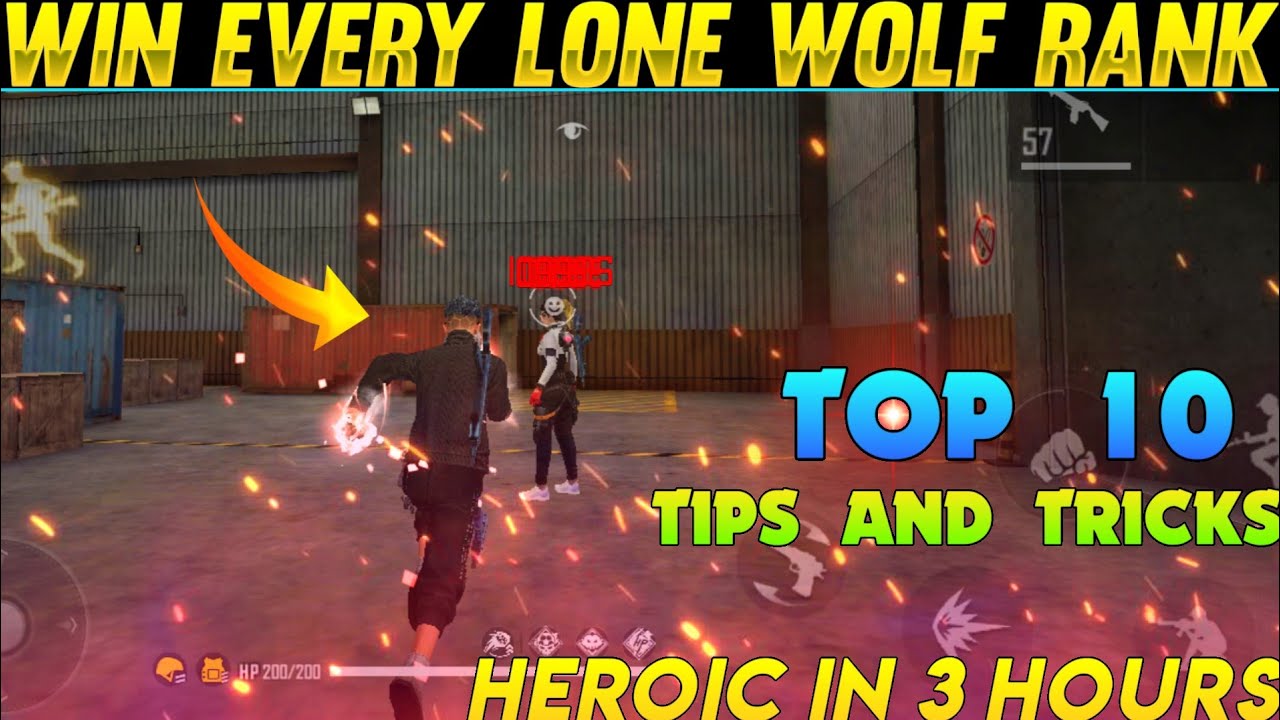 Lone Wolf Rank Push Tips And Tricks Lone Wolf Free Fire Win Every