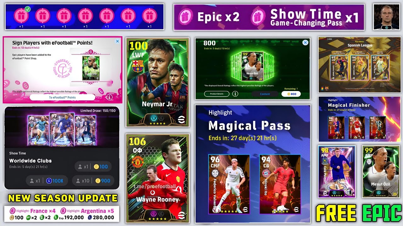New Update & Season 1 Of eFootball 2025 This Week? New Changes, Free ...