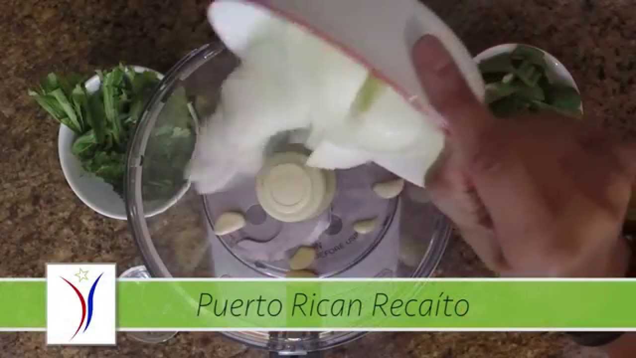 How To Make Puerto Rican Recaíto (Cooking Base & Seasoning) | Rican ...