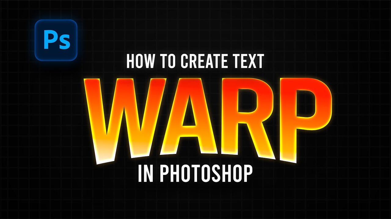 Warp text effect in Photoshop - YouTube