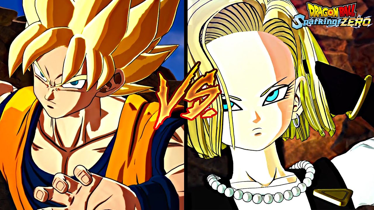 Goku(Z-Mid) Super Saiyan vs Android 18 - DRAGON BALL: Sparking! ZERO ...