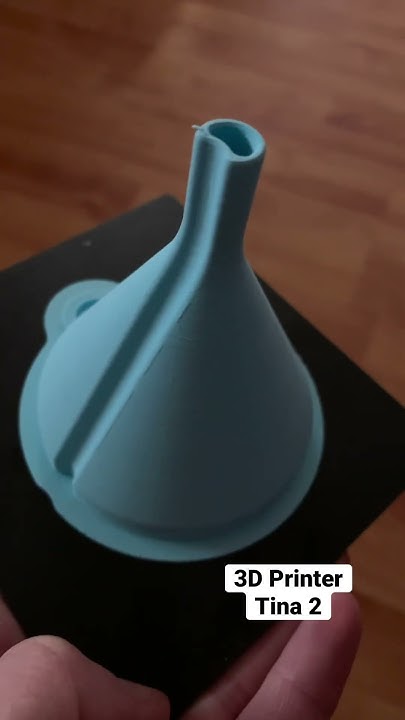 3D Printer Tina 2 . Funnel - YouTube