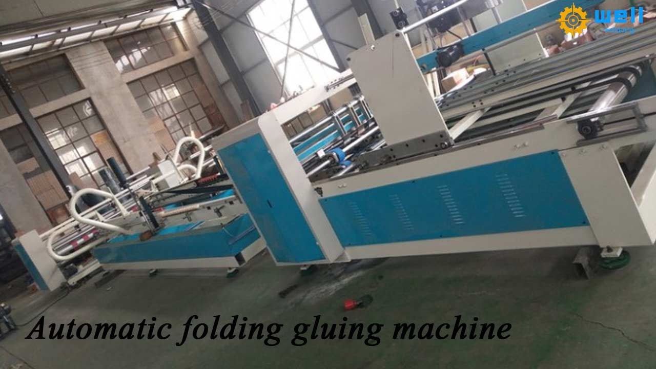corrugated box automatic folder gluer box making machine #foldergluer #packagingmachine - YouTube