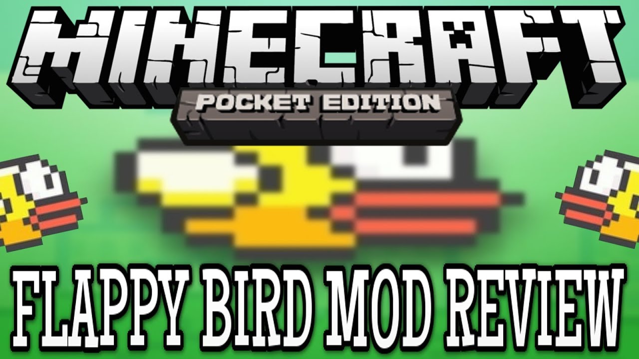 Minecraft PE Mod Showcase : FLAPPY BiRD [Pocket Edition] - YouTube