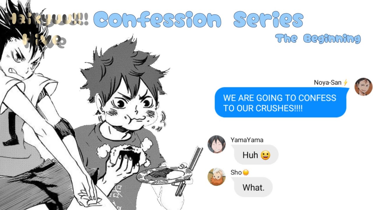 The Beginning || Confession Series || Ep 0 || Haikyuu Texts - YouTube