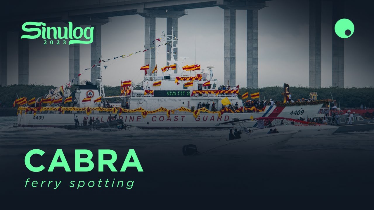 BRP CABRA - ferry spotting | 4K UHD | #Sinulog2023 #fluvial - YouTube