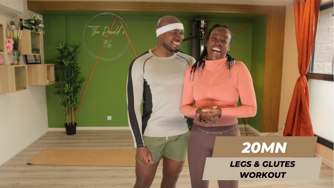 20mn LEGS & GLUTES WORKOUT | For beginner | At home | The Ronald's ...