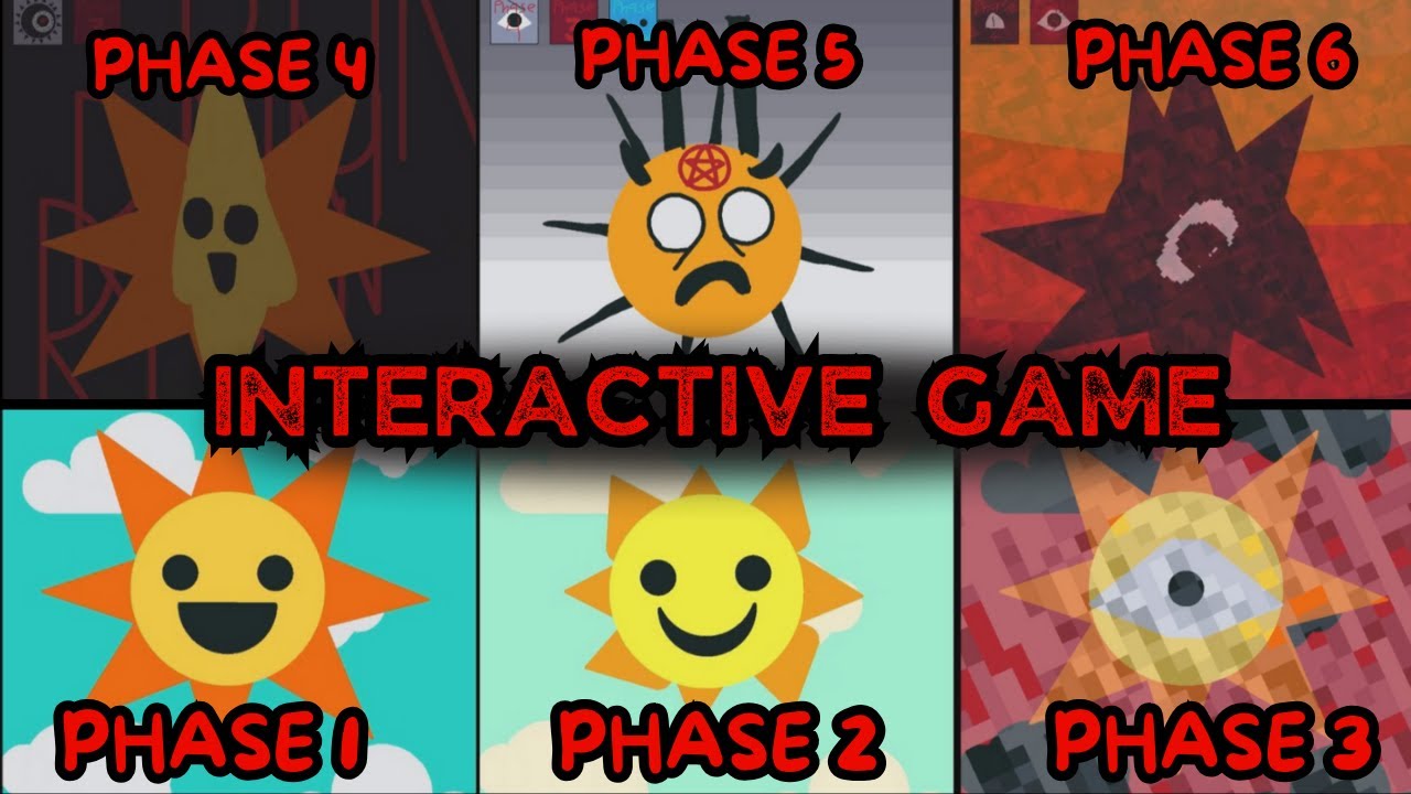 Sprunki Interactive Mr.Sun Phase 1,2,3,4,5,6 HELP MR.SUN - YouTube
