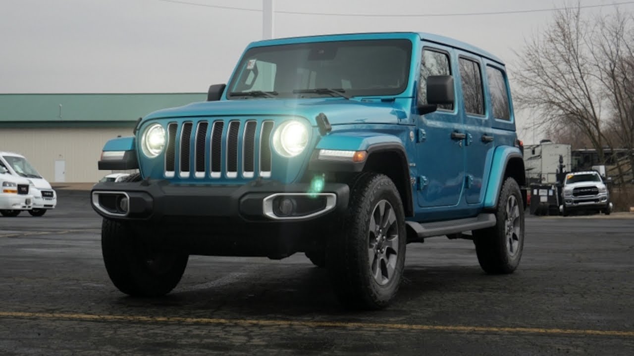 Sky One-Touch Power Top! 2020 Jeep Wrangler Unlimited Sahara | CP17116T ...