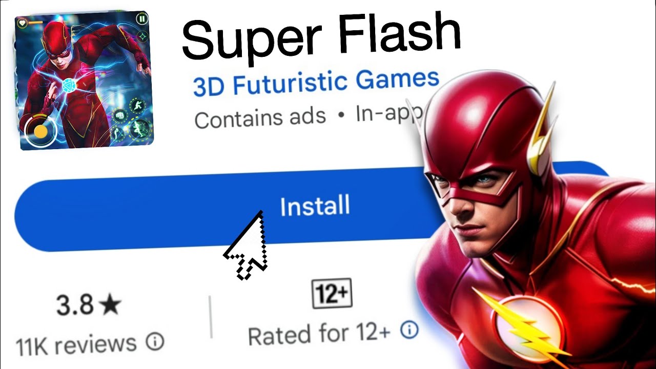 I Found THE FLASH Most Funny 🤣 Game EVER! on Playstore - YouTube