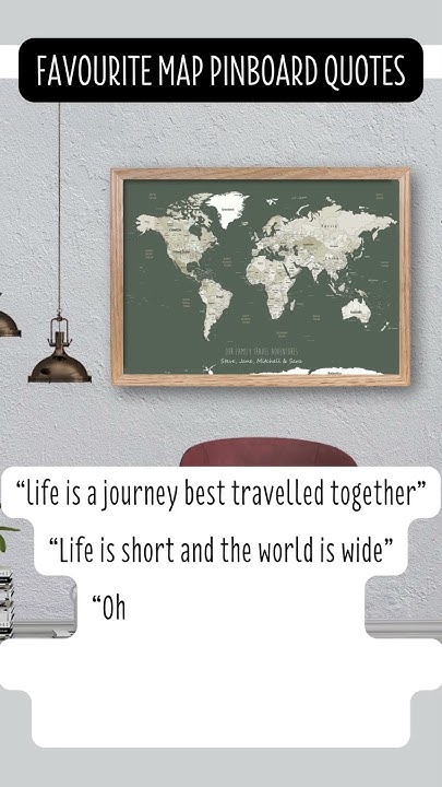 Favourite Map Pinboard Quotes - YouTube