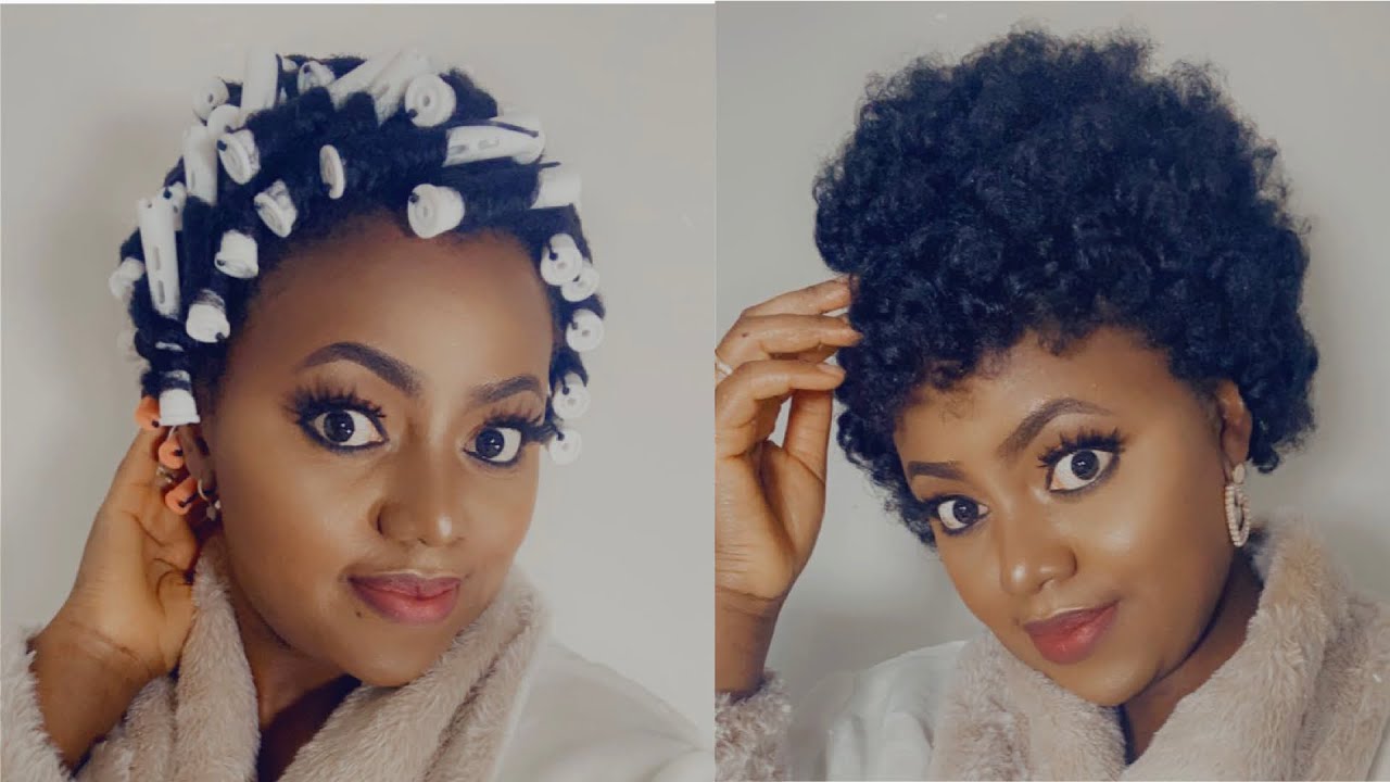 HOW TO: PERM ROD SET ON 4C HAIR + MY COMPLETE WASH DAY ROUTINE. (VERY ...