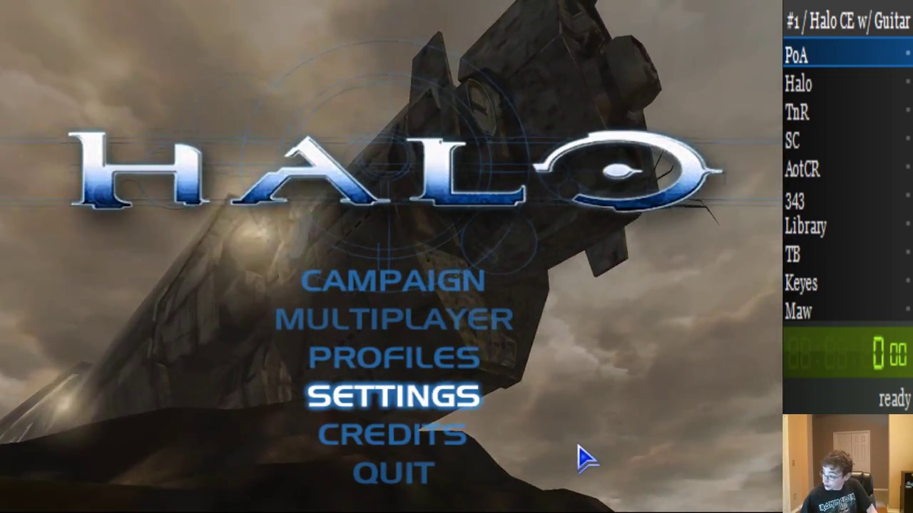 Beating Halo CE with a guitar controller (World Record) (World First ...