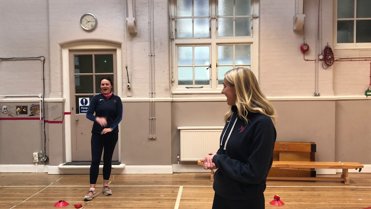 Reception PE lesson- Target practice - YouTube