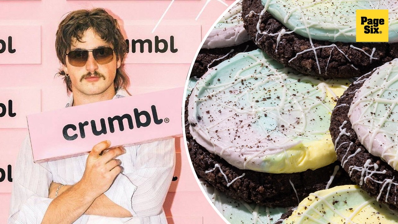 Page Six staff tries Benson Boone's Moonbeam Ice Cream Crumbl Cookie ...
