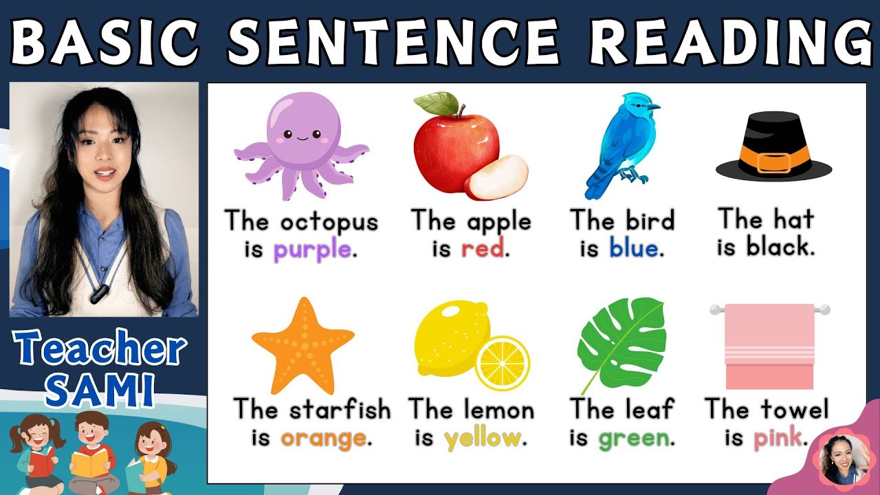 Basic English | Sentence Reading with Teacher Sami - YouTube