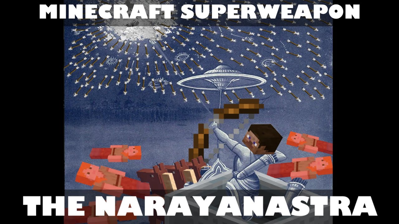 1.13+ Minecraft Army Annihilating Superweapon (The Narayanastra) - YouTube