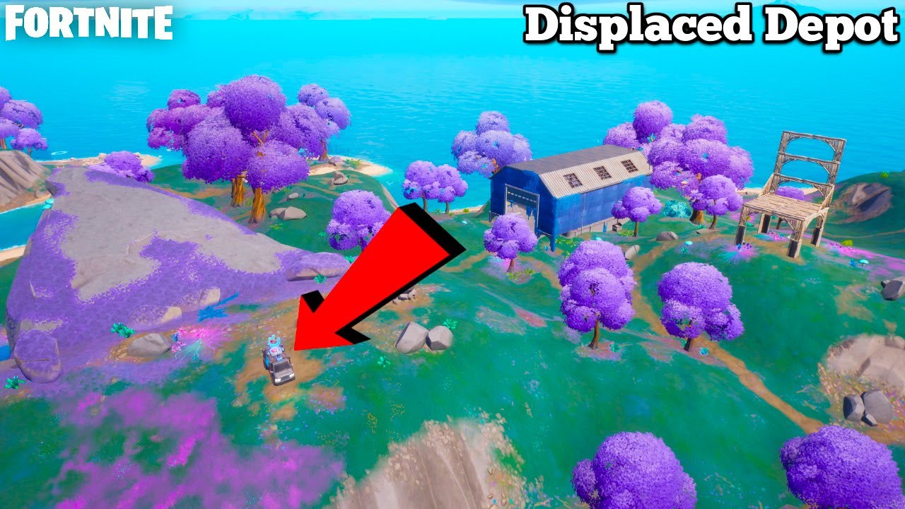 *NEW* DISPLACED DEPOT LOCATION GAMEPLAY - FORTNITE LOOTING GUIDE - YouTube