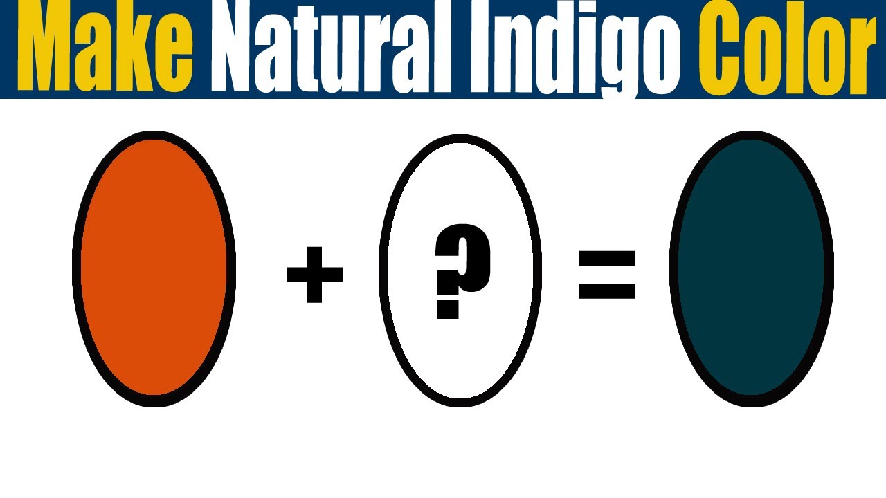How To Make Natural Indigo Color What Color Mixing To Make Natural ...