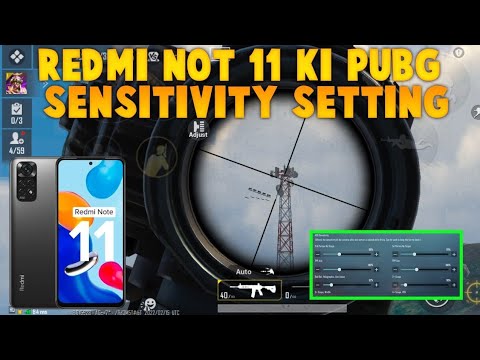 Redmi Note 11 PUBG mobile sensitivity settings | PUBG mobile graphics ...