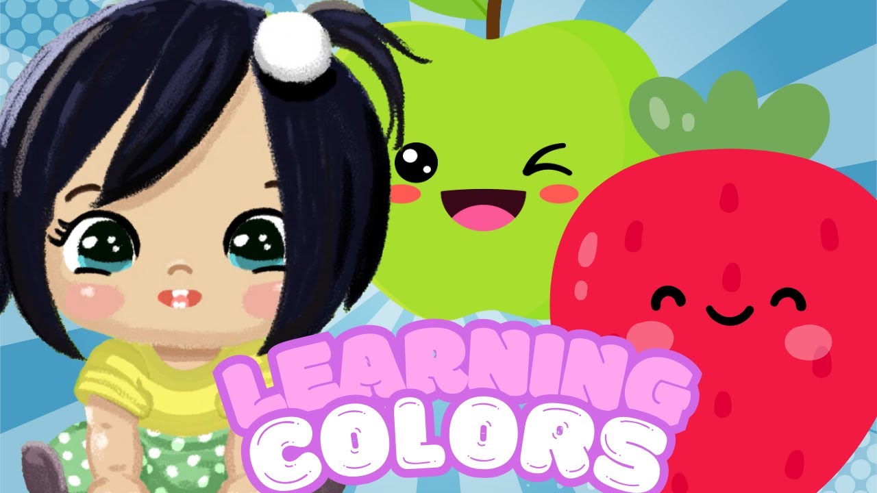 Learning Colors for Kids: Red, Blue, Yellow, Green, Orange, Pink - YouTube