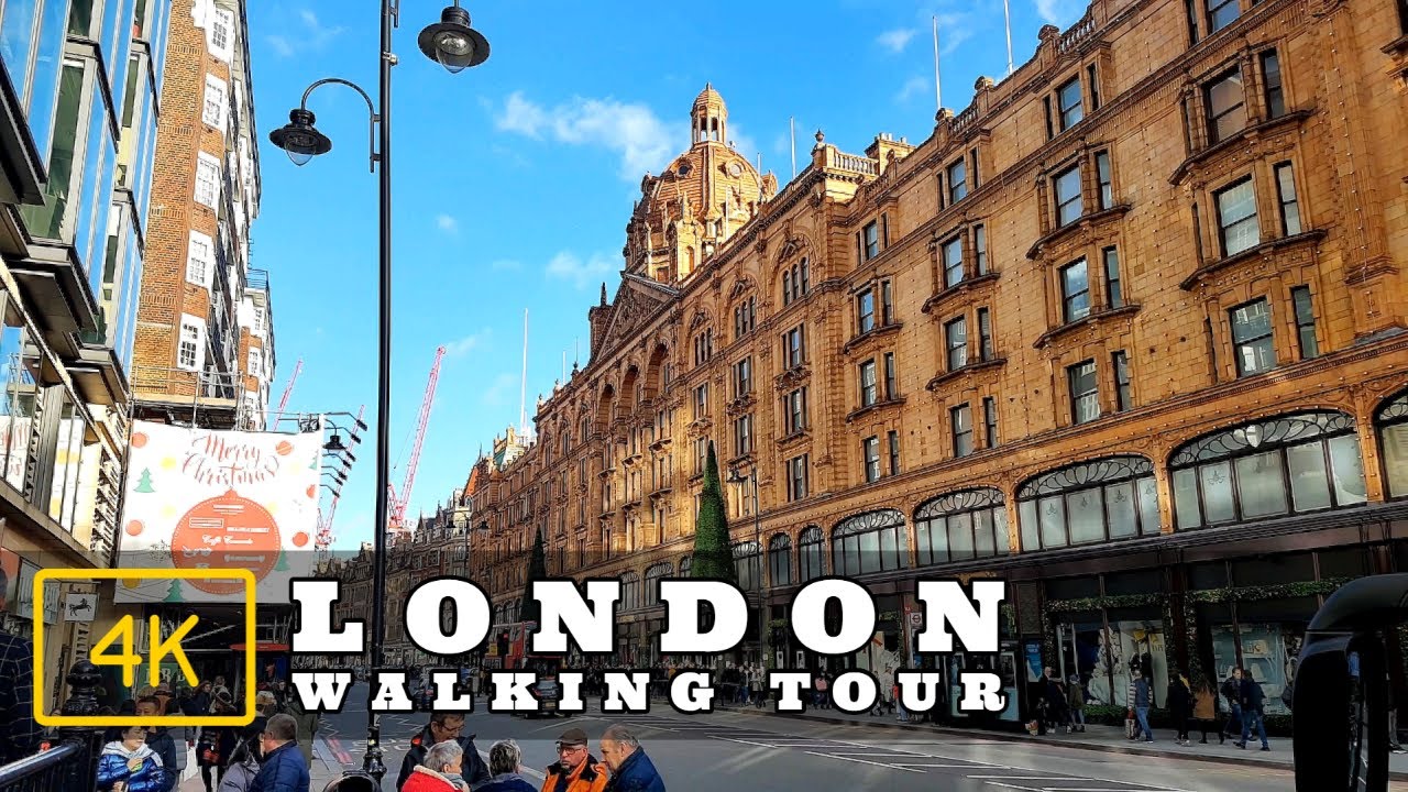 London Walking Tour in 4K | Harrods to Natural History Museum - YouTube