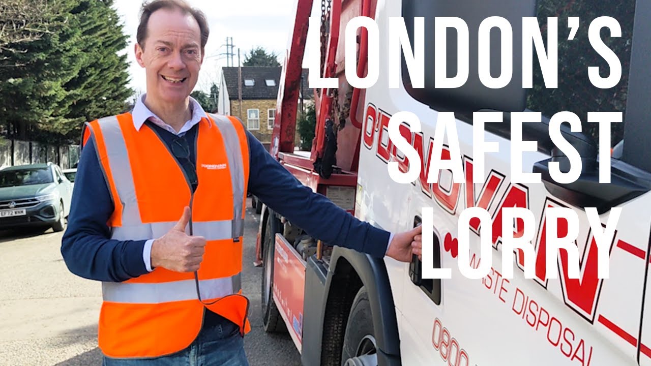 London's Safest Lorry | UK HGV Class 1 Driver shows Cyclists the ...