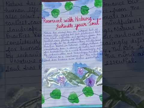 Class 11 english project work 🖋️🎀 #cbse #class 11 #english project file ...