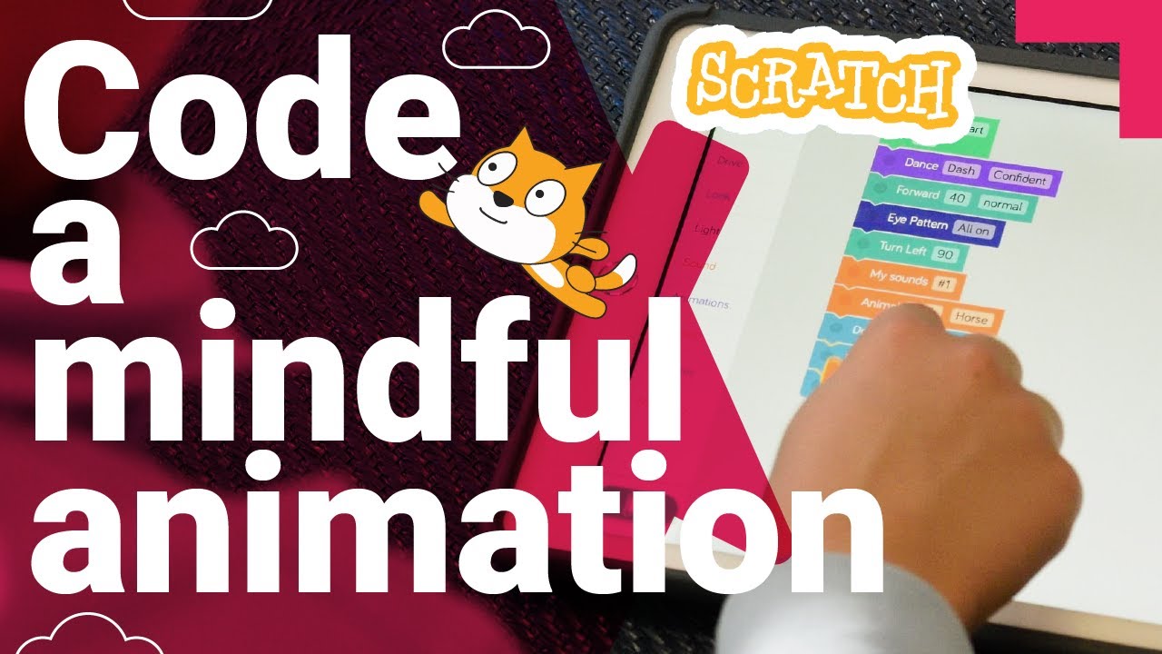 Code a mindful animation in Scratch | Digital Making at Home - YouTube